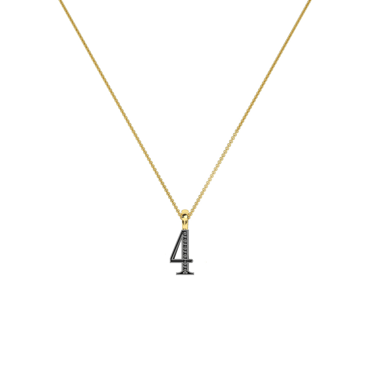 Lucky Number 4 Necklace – Jessie V E